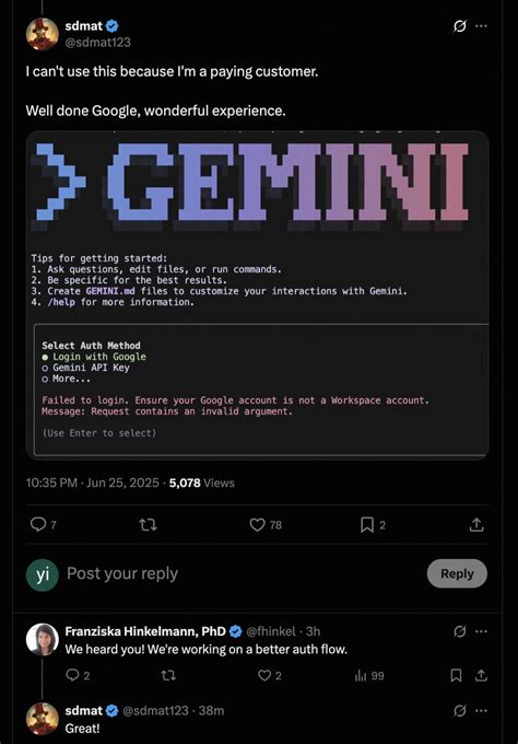Gemini Cli有一大帮老外也登陆不上去 😄 开发调优 Linux Do
