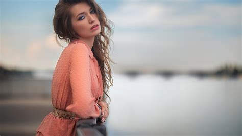 2048x1152 Long Hair Brunette Depth Of Field 4k Wallpaper2048x1152
