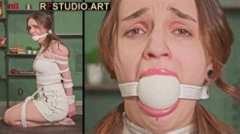 Tilda Elegant Rope Doll Keeling Bondage And Huge Ballgag On Turntable Full Hd Mp4 Rf