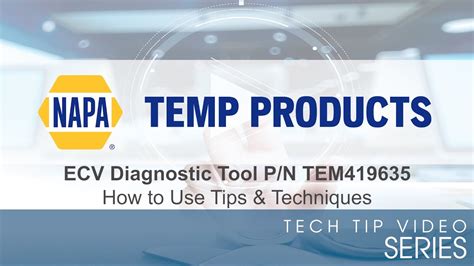 Ecv Diagnostic Tool Pn Tem419635 How To Use Tips And Techniques Youtube