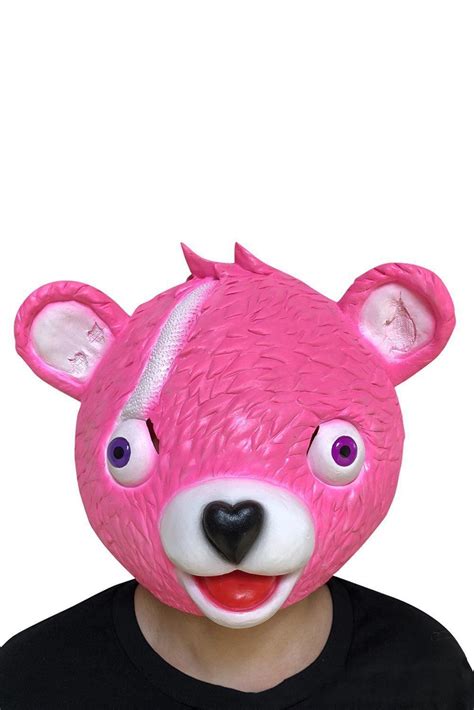 Fortnite Cuddle Team Leader Mask Helmet Adults Latex