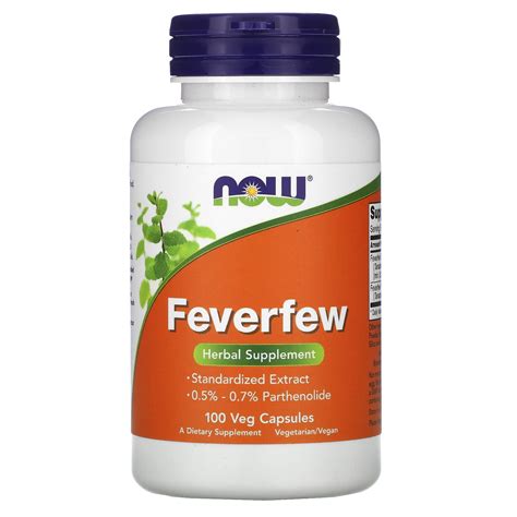Now Feverfew Caps 100s