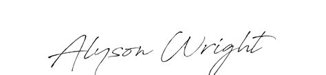 82 Alyson Wright Name Signature Style Ideas Exclusive Esignature