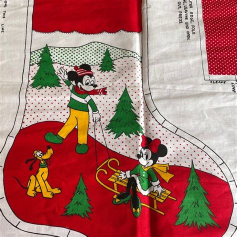 Mickey Mouse Screen Print Christmas Etsy