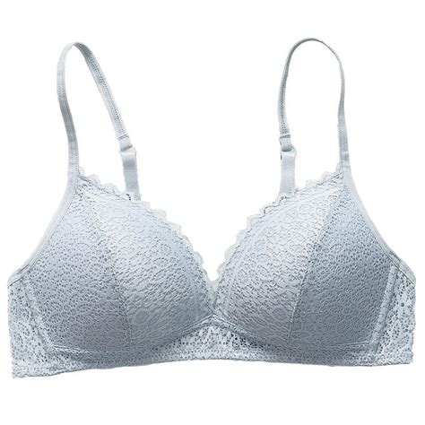 Brief Sets Without Underwire Bra And New Lace Sexy Triangle Cup Bra French Soft Bra Underwear
