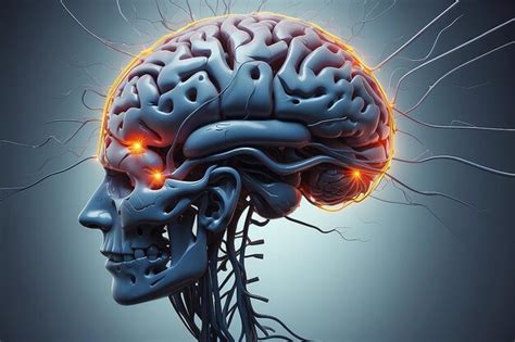 Premium Photo Human Brain And Nerve Forming A Futuristic Face Illustrating The Power Of Our
