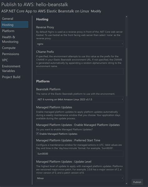 Step By Step Guide Deploying Asp Net Api To Aws Elastic Beanstalk Using Visual Studio Toolkit