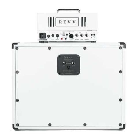 Revv D20 With 1x12 Cabinet White Guitars Electric Solid Body