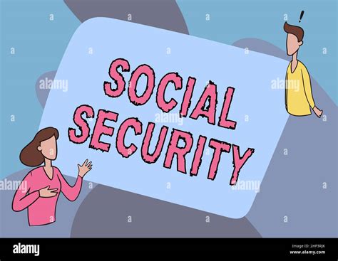 Inspiration Showing Sign Social Security Word Written On Assistance