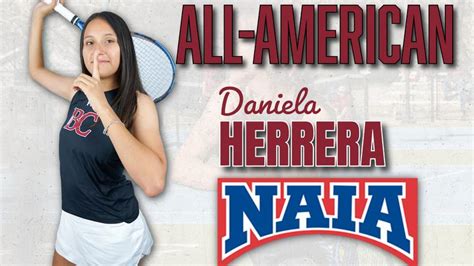 Daniela Herrera Named Naia Womens Tennis All American Second Team