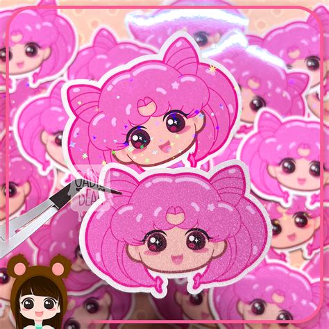 Sailor Chibi Moon Sticker Chibiusa Waterproof Sticker Die Cut