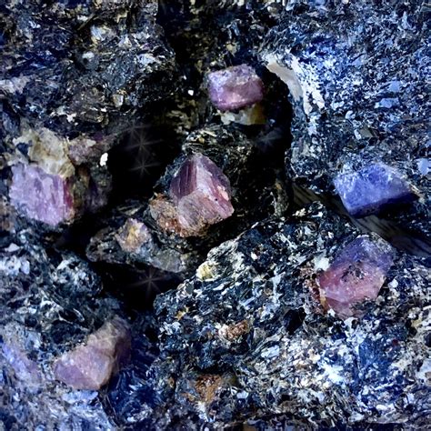 “holy Schist ” Ruby Corundum Stones For Life Force Healing And Renewed Passion