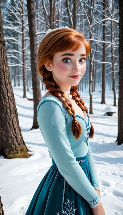 Semi Realistic Disney Anna Ep2 By Foozuupixcel On Deviantart