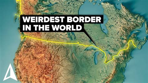 Map Of Canada Us Border