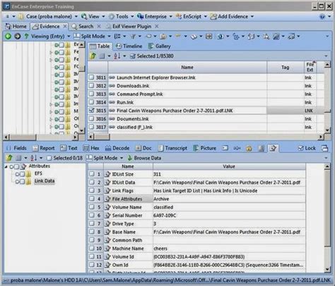 My Digital Forensics Posts Lnk File And Conditions In Encase V7
