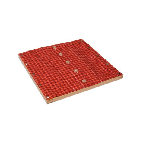 Buttoning Frame With Small Buttons Nettbutikk Montessori Norge