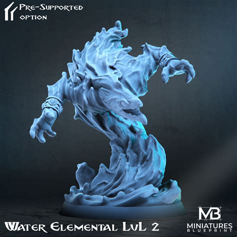 Water Elementals Pack 3d Models Download Creality Cloud