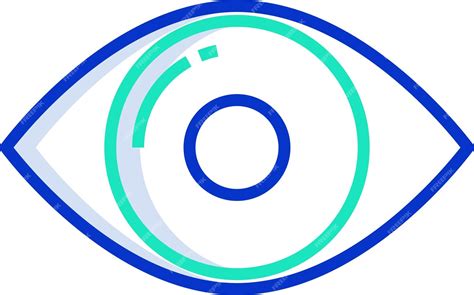 Premium Vector Atom Outline Color Vector Illustration