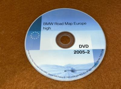 Bmw 2005 2 High Sat Nav Disc Used Condition Mk4 Dvd Europe Satellite