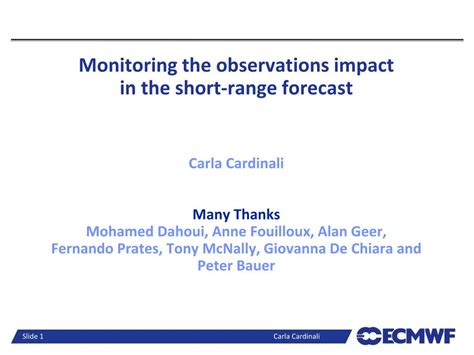 Ppt Forecast Sensitivity To Observation Equations Powerpoint Presentation Id1911649