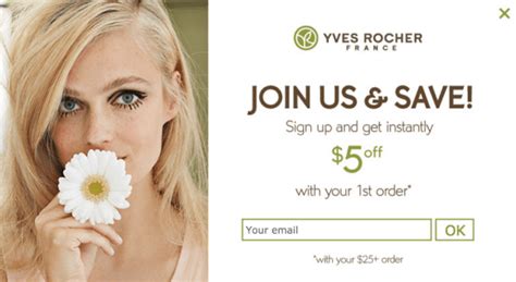 Yves Rocher Canada Subscribe To Newsletter And Receive Sign Up Offer