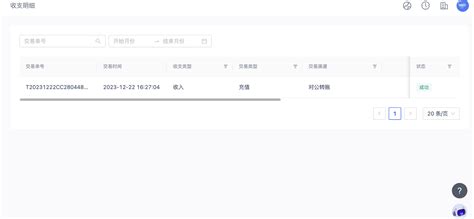 收支明细 Matrixone Intelligence 文档