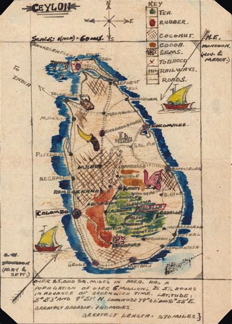 Ceylon Map