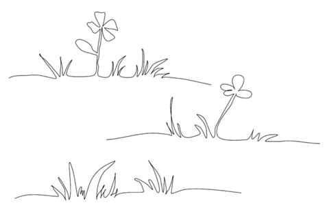 Grass Line Graphic By Justnaturephotoshop · Creative Fabrica