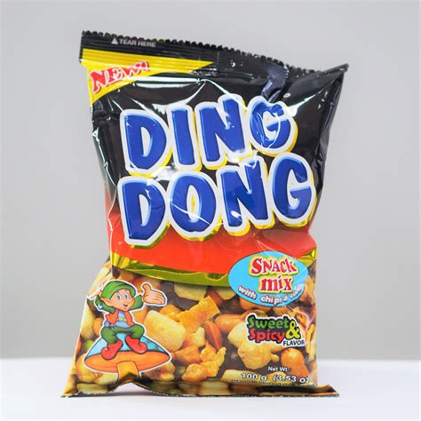 Ding Dong Snack Mix Sweet And Spicy Flavor 95g Black Manila Grocers