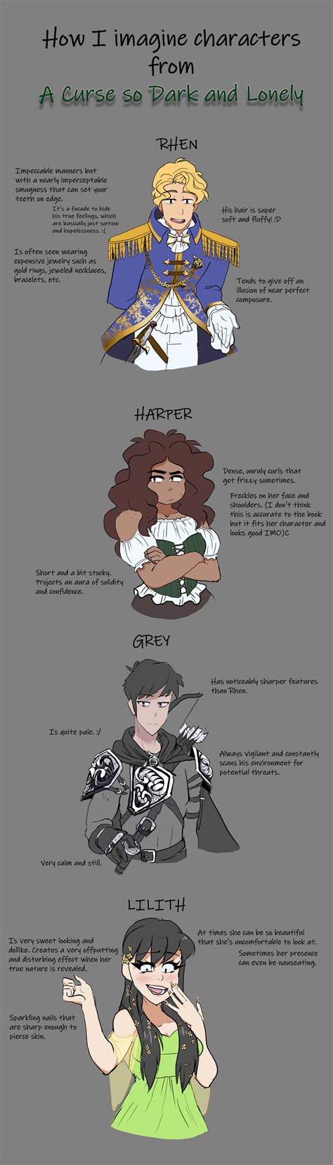 A Curse So Dark And Lonely Characters By Narkissa03 On Deviantart