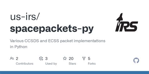Github Us Irsspacepackets Py Various Ccsds And Ecss Packet Implementations In Python