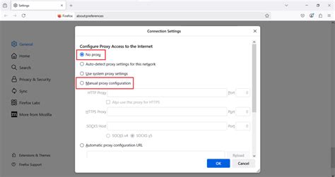 how to fix pr connect reset error on firefox