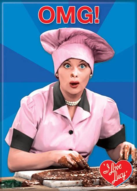 I Love Lucy Omg Refrigerator Magnet Home And Kitchen