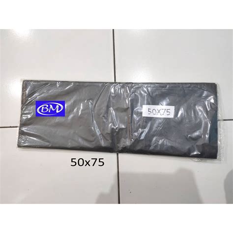 Jual Kantong Sampah Plastik Hitam Ukuan 50 X75cm Shopee Indonesia