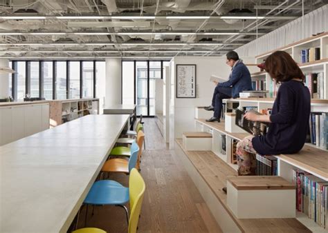 Nikken Sekkeis Interior Design Office Has A Bookshelf Staircase