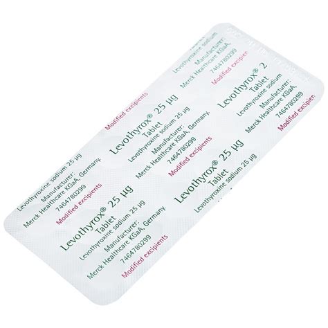 Levothyrox 25µg điều Trị Bướu Giáp đơn Thuần Lành Tính