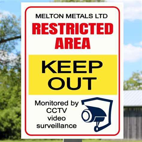 Cctv Signs The Signbuilder