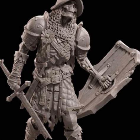 Bugbear Miniature 3d Printed Dnd Mini Fantasy Barbarian Fighter Assassin Tabletop Rpg