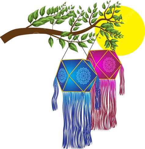 Vesak Poson Lanterns Vector Vesak Poson Day Lantern Png And Vector