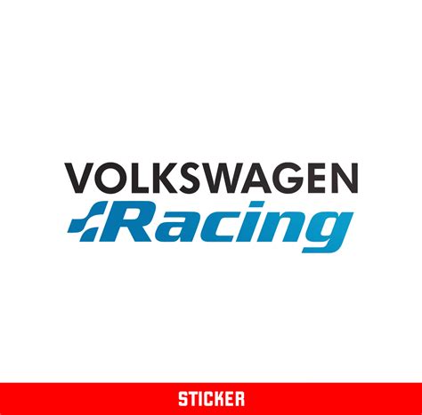 Volkswagen Racing Sticker Dopegraphics
