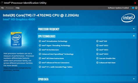 Intel Processor Identification Utility Download Latest For Windows PC