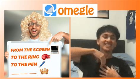 The Most Random Omegle Video Youll See Youtube