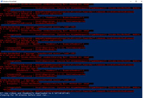Script Stops Working After Approx 24hrs · Issue 17 · Nayrkblink · Github
