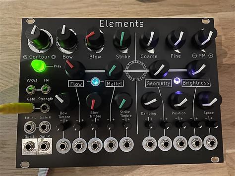 mutable elements clone module eurorack 34hp black aluminium reverb