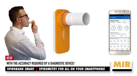 Mir Spirobank Smart Spirometer Free App And Reusable Mouthpiecespirobank