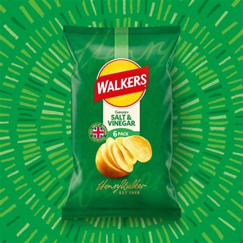 Walkers Salt And Vinegar Multipack Crisps 6x25g Morrisons Online