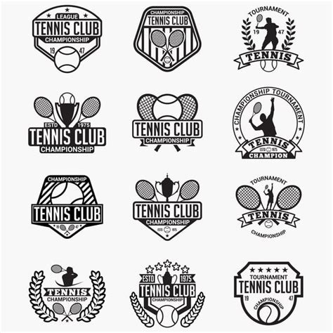 테니스 클럽 배지 로고 활동 광고하는 운동 Png 일러스트 및 벡터 에 대한 무료 다운로드 Pngtree 테니스 테니스 라켓 스포츠 로고 디자인