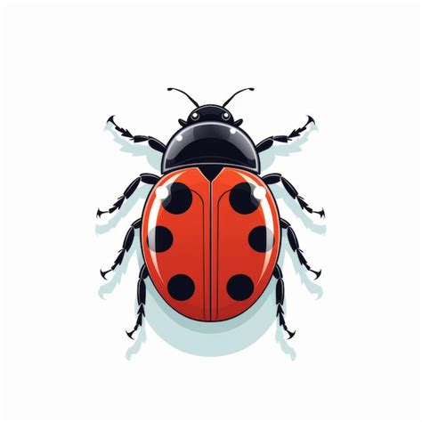 premium ai image create ladybug icon on white background