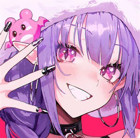 Safebooru 1girl Black Bow Black Choker Black Nails Blunt Bangs Blush