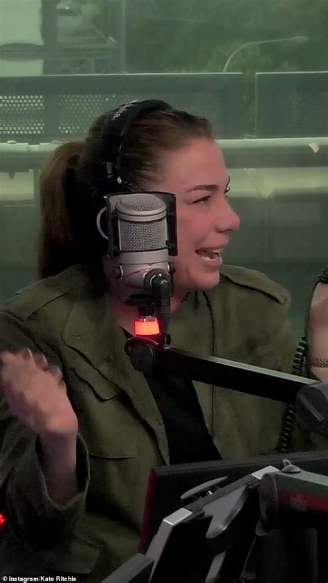 Nova Star Kate Ritchie Makes Awkward Racy Joke About Aussie Singer